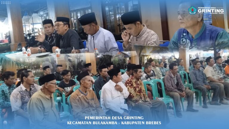 Desa Grinting Gelar Rapat Pemilihan Ketua Kegiatan Sedekah Laut ...